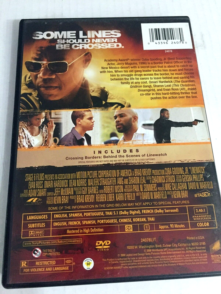 Line Watch DVD Cuba Gooding Jr. Ships Free Same Day With Tracking VERY GOOD | eBay