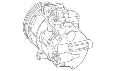 GENUINE MERCEDES AC Compressor with clutch complete 0008304460 OEM | eBay