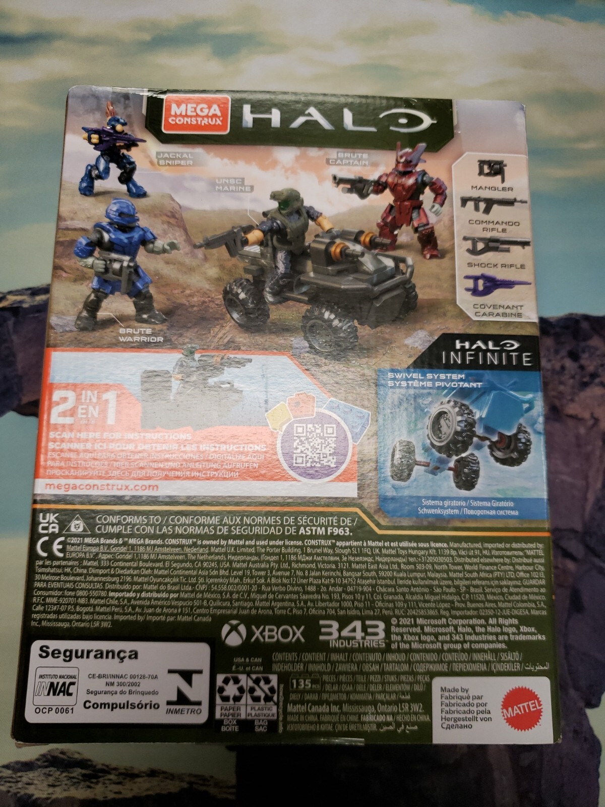 MEGA Construx Halo UNSC Wasp Onslaught GYG60 4 Bags MISSING PIECES for ...