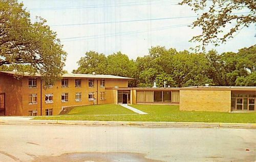 Postcard IA: Hoerner-Weissenburger Dorm, Parsons College, Fairfield ...