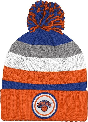 NBA New York Knicks Mitchell & Ness M&N Adult Cuffed Pom Winter Knit ...