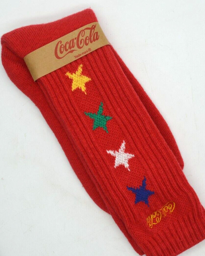 1986 Vintage COKE Brand Heavyweight Tube Socks NOS Co… - Gem