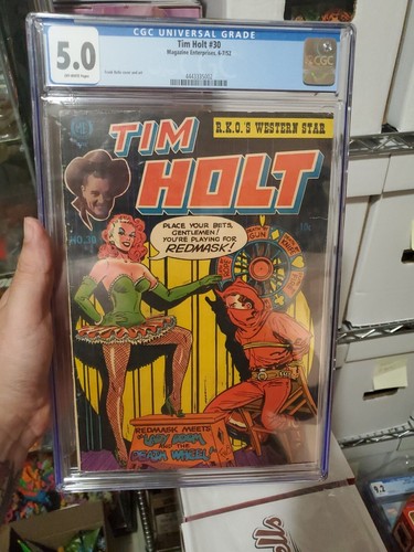 TIM HOLT #30 CGC 5.0 Zodiac Killer Ghost Rider 1952 PreCode Horror golden age | eBay
