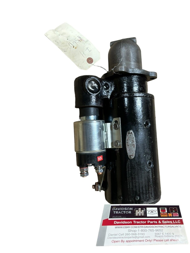 REBUILT DELCO-REMY 12V STARTER FOR IH FARMALL DIESEL TRACTORS 766-2856 ...