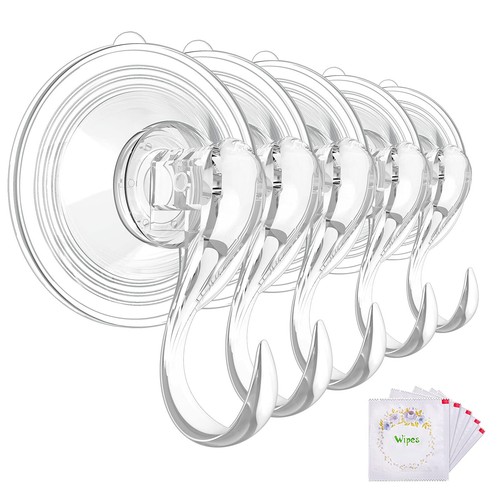 Suction Cup Hooks Large Clear Heavy Duty Vacuum Suction Hooks With ...