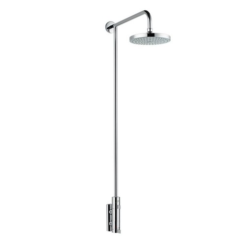 Mira Miniluxe Dual Control Thermostatic Mixer Shower & Drencher Head 1. ...