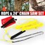 High Reach Limb Rope Chain Saw 24 Inch Branch Tree Cutter Trimmer ...