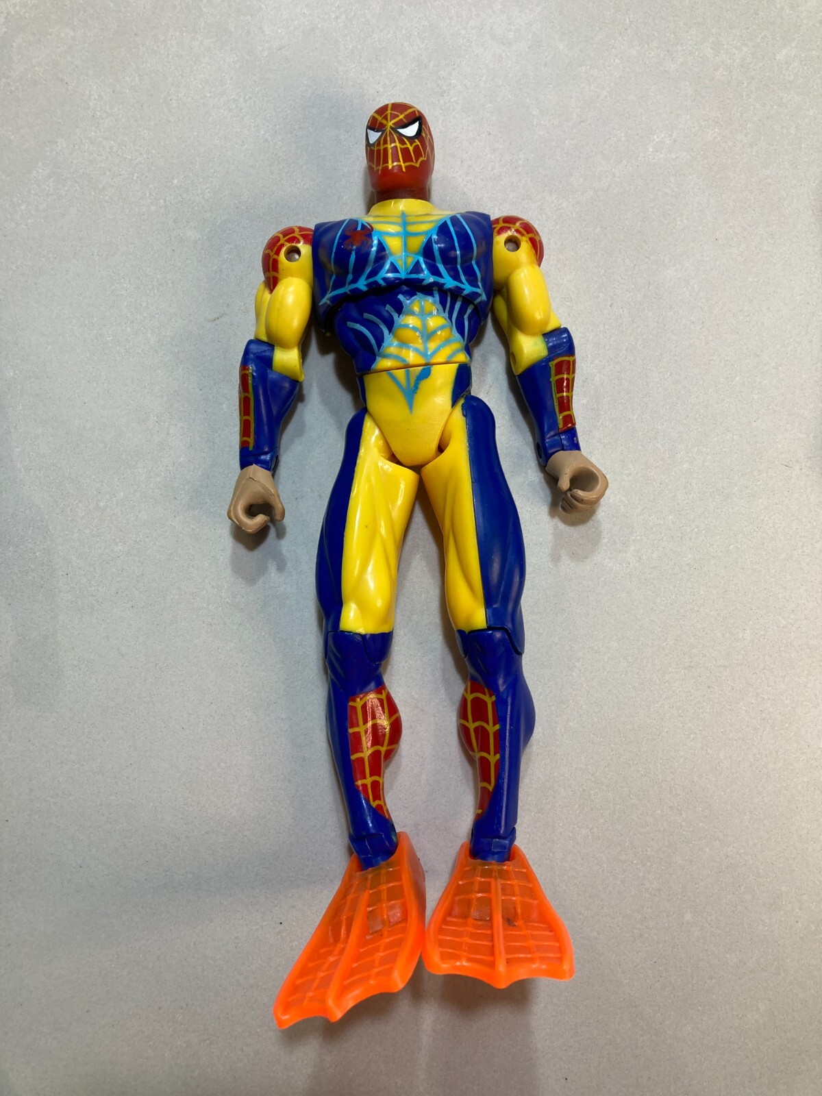 Rare Vintage Spider Man 2000 Action Figure With Flippers Multicolour ...