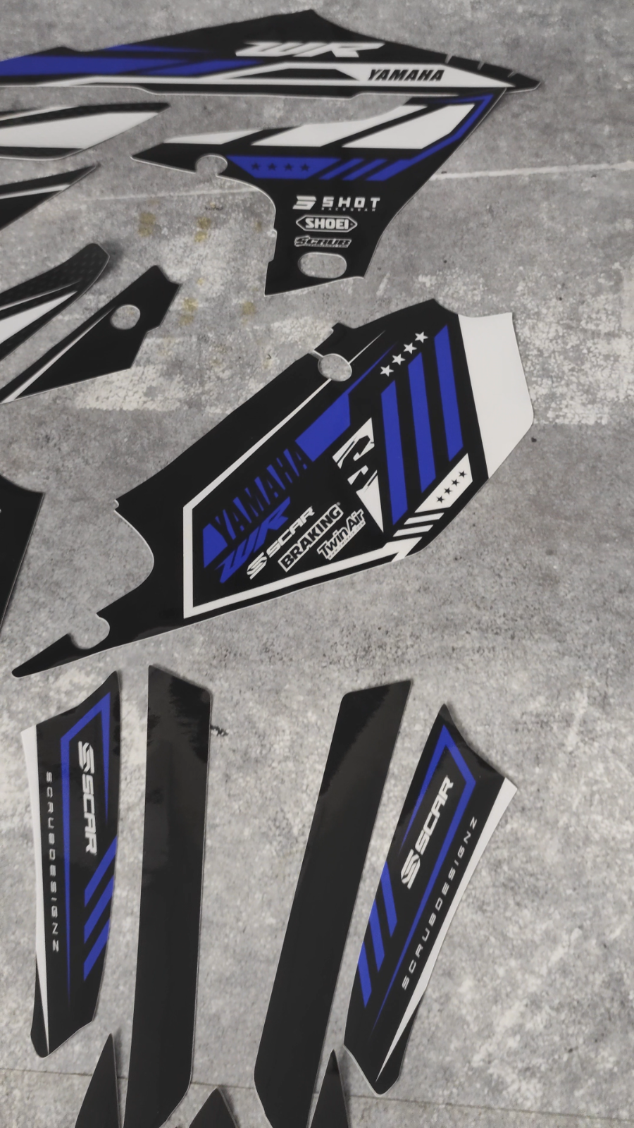 Yamaha WR250F 2020-2024 WR450F 2019-2023 WRF Graphics Decals Stickers ...