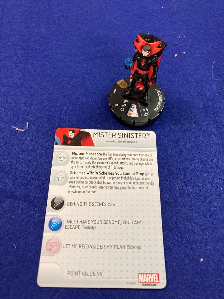 HEROCLIX Uncanny X-Men Super Rare 060 Mister Sinister | eBay