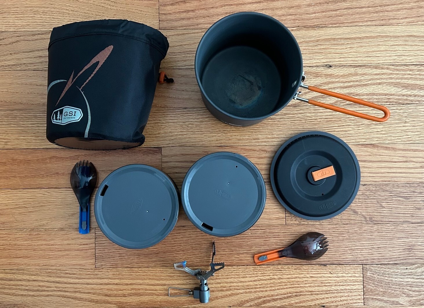 Kitchen Kit with lightweight hiking camp STOVE GSI