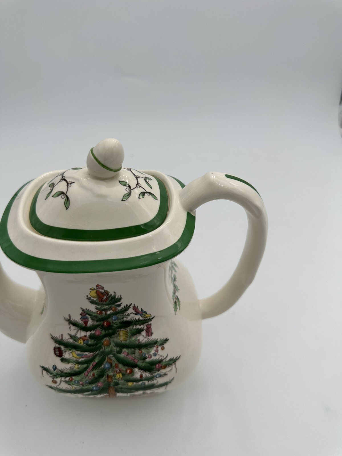 Spode Made In England S3324 Christmas Tree Coffee Pot Teapot Acorn ...