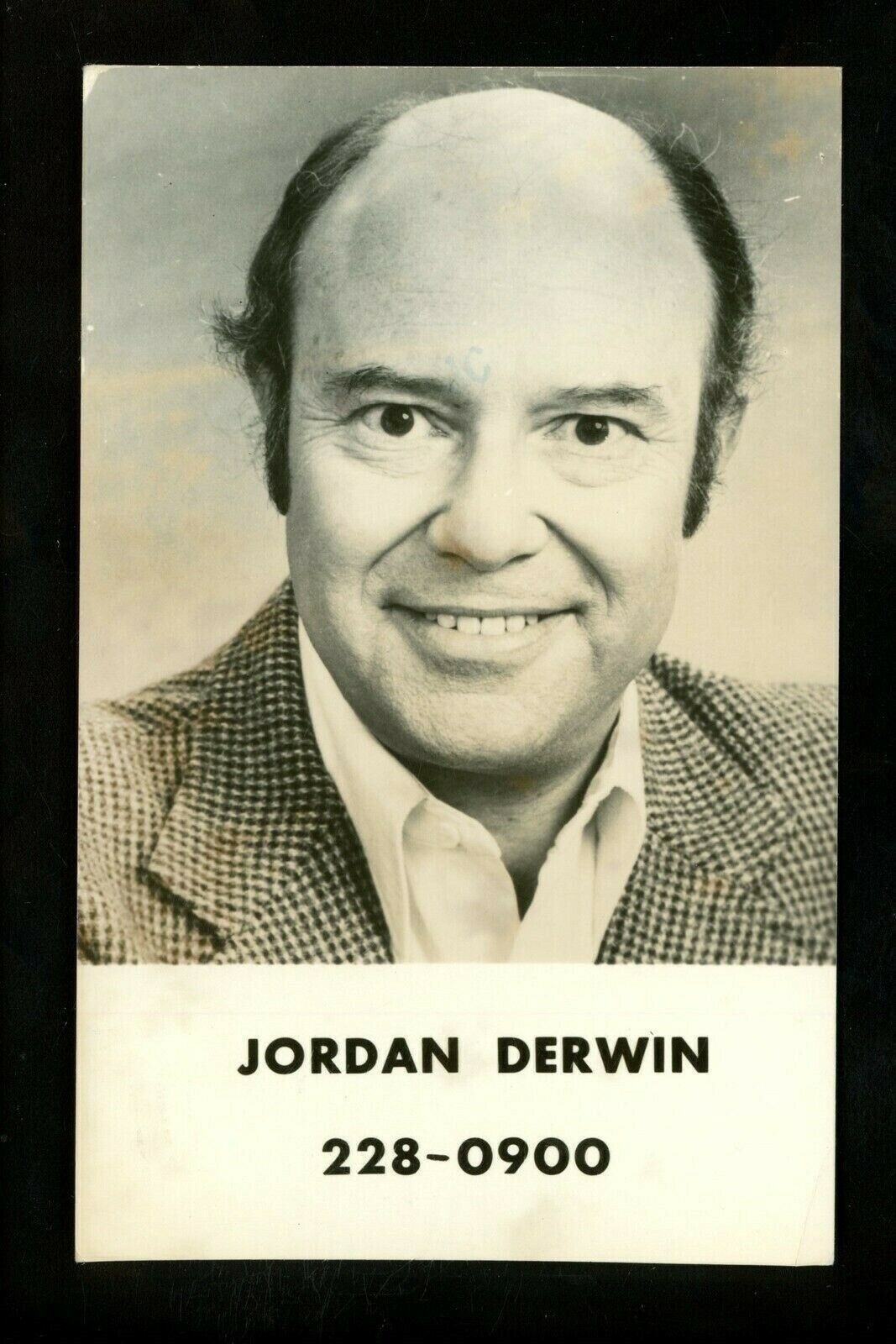 Movie / TV Star Cinema real photo postcard RPPC Head Shots Jordan ...