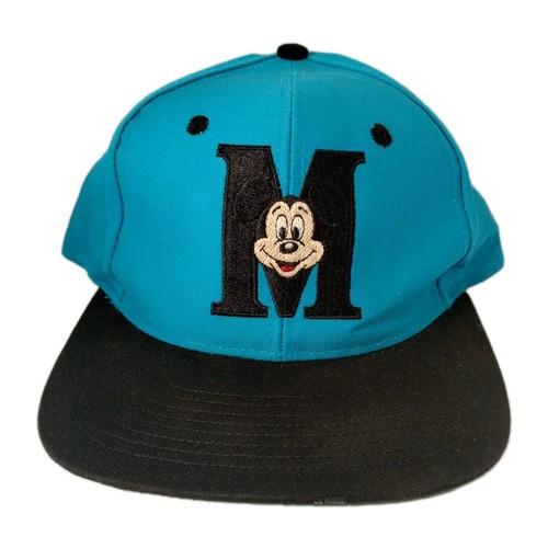 VTG Disney Goofy’s Hat Co Mickey Mouse Adjustable Baseball Cap Hat Blue ...
