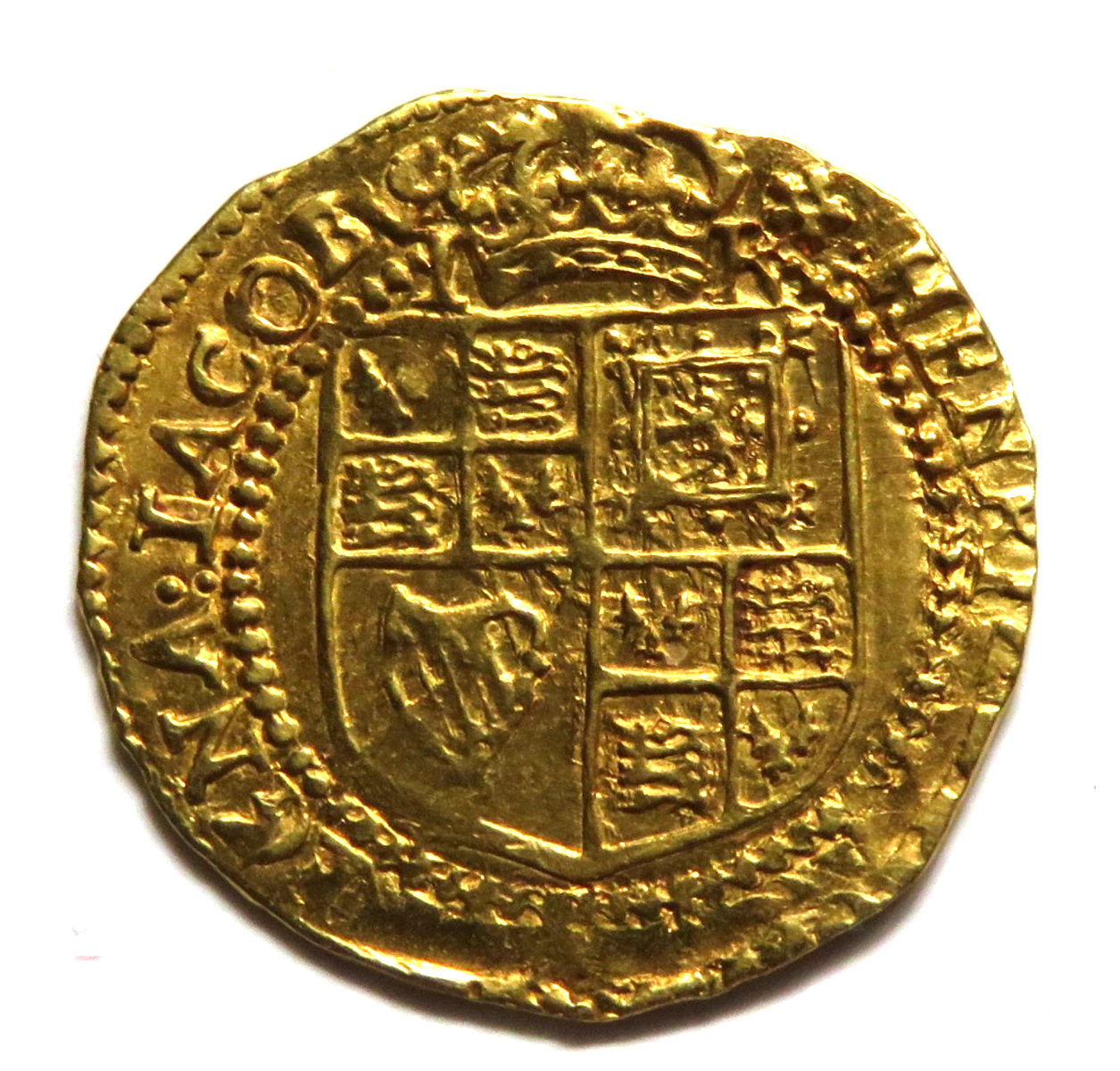 Great Britain. (1611-12) James 1 - Gold Crown.. MM-Mullet.. VF | eBay