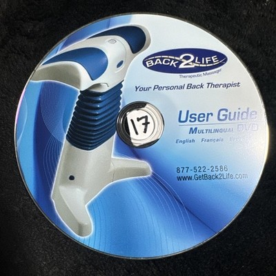Back 2 Life - Your Personal Back Therapist DVD User Guide | eBay
