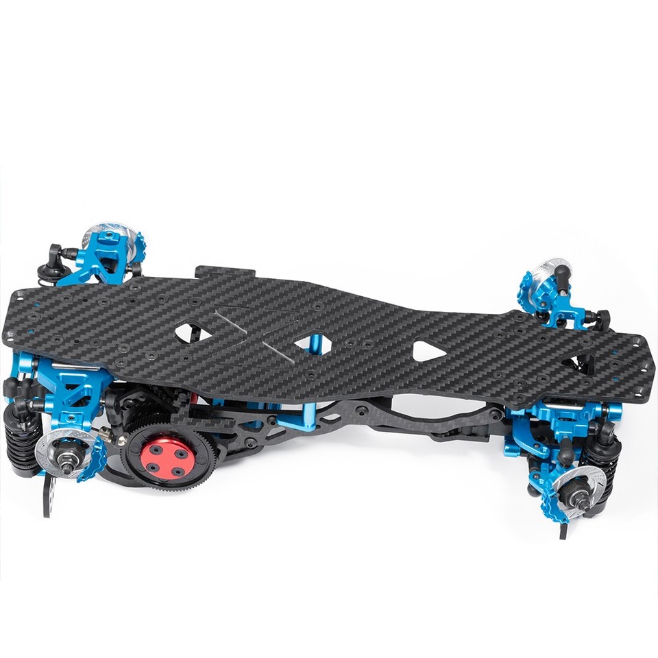 Metal Carbon Fiber Chassis Frame Kit for Sakura D5 MINI+MR 1/10 RC RC ...