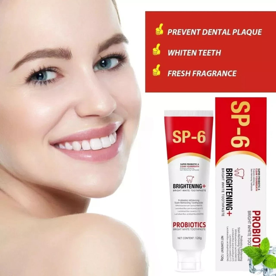 2Pcs sp-6 Ultra whitening Toothpaste, Super sp6 brightening Oral ...