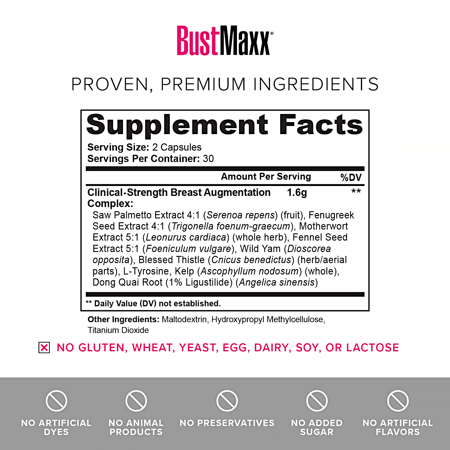 BUSTMAXX #1 Most Trusted All-Natural Breast Enlargement & Enhancement ...
