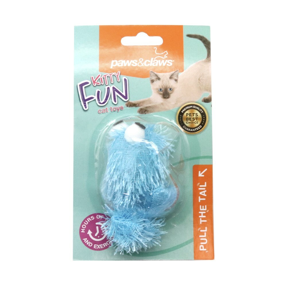 Google Eye Vibrating Cat Toy 22X5X4CM Plush Interactive Kitten Pet ...