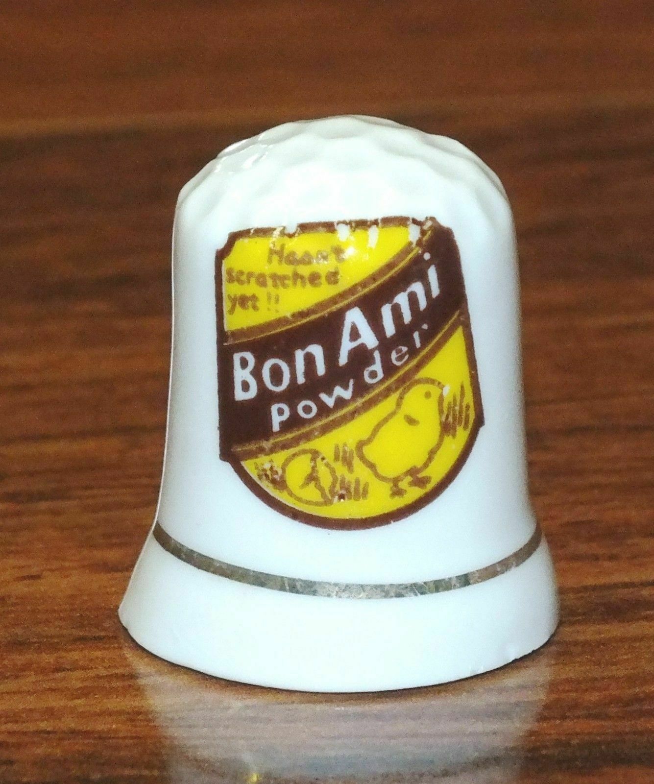 Unbranded Bon Ami Powder Ceramic Small Collectible Souvenir Thimble! | eBay