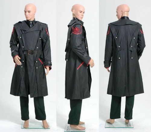 Captain America Red Skull Complete Leather Uniform Cosplay Costume ...