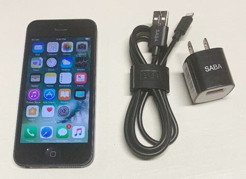 Apple iPhone 5 GSM DÉBLOQUÉ - 16 Go bon état noir | eBay