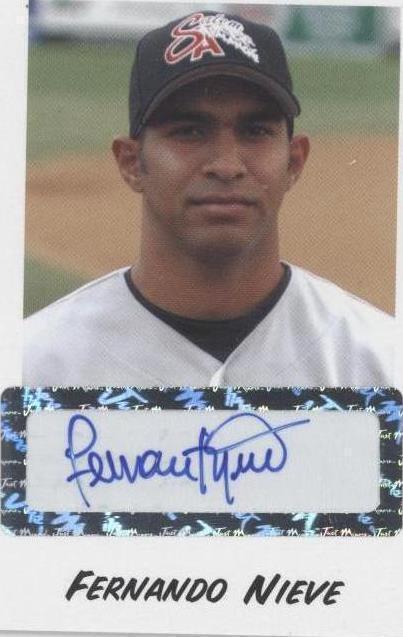 2004 Just Minors Just Rookies - Fernando Nieve #56 Autographs (AU, RC ...