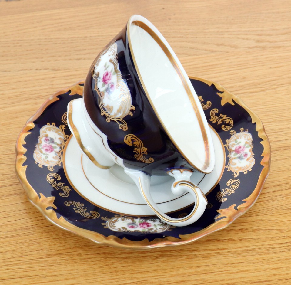 Set Di Tazze Da Caffè Rosen Reichenbach Barocco 2 Pezzi Porcellana ...
