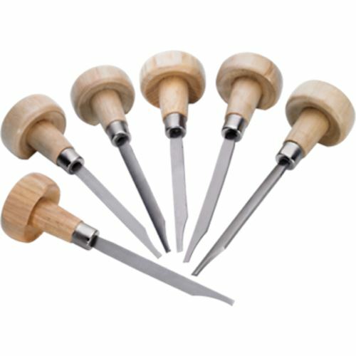 Graver Set of 6 Stone Setting with Wood Handles stone setting ...