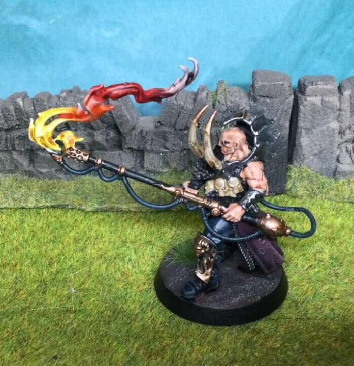 Cultist Firebrand - Painted - Chaos Space Marines - Warhammer | eBay UK