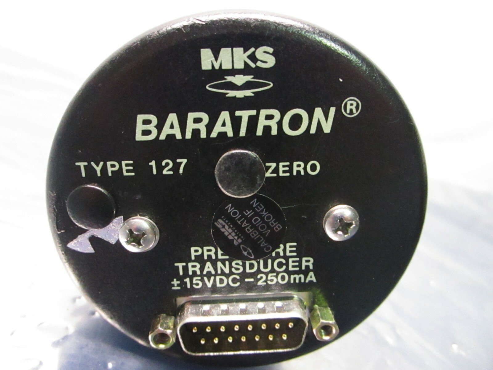 MKS Baratron Type 127, 127AA-00001B, Baratron Pressure Transducer, 1 ...