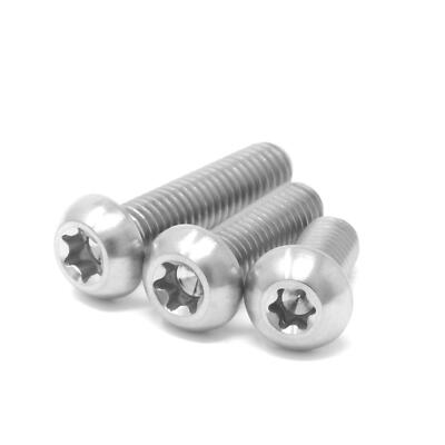 m6 Titanium Button Head Bolt Screw Torx t30 Ti Gr5 15 20 25 30 x 1.0 ...