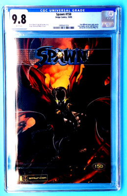 🩸SPAWN #150 CGC 9.8🩸TODD McFARLANE LOW PRINT RUN🩸IMAGE COMICS TAN COVER ...