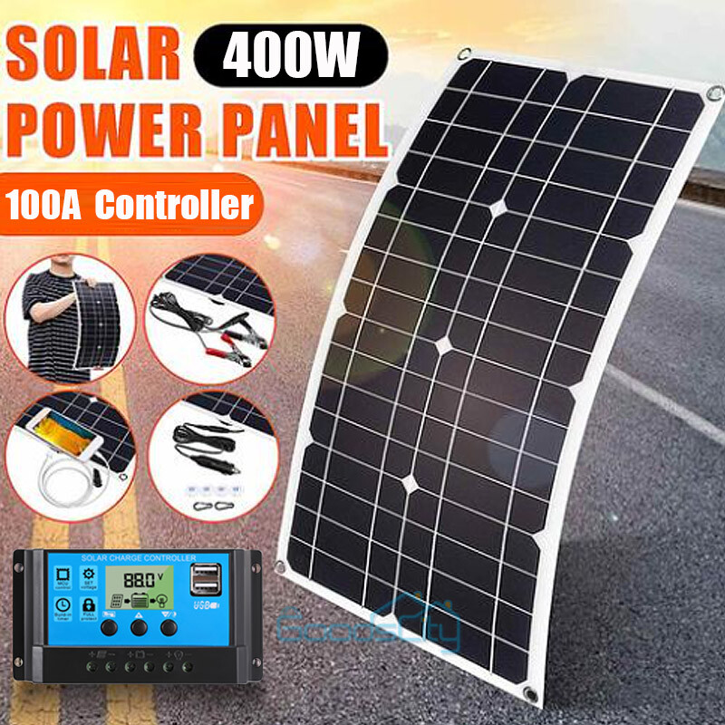 4000W Watt Flexible Solar Panel 12V Mono Home RV Rooftop Camping Off ...