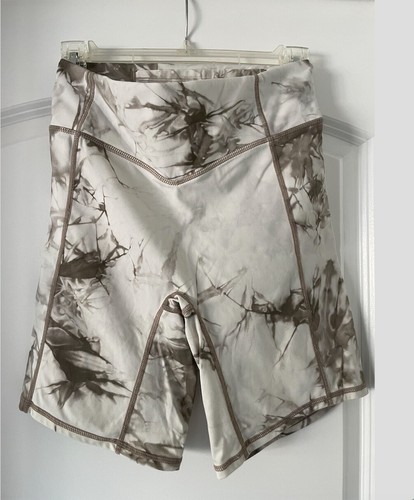 BALANCE ATHLETICA | Vitality Cloud Tie Dye Biker Rider Shorts in Brown ...