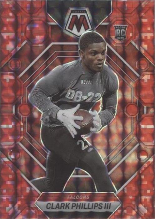 2023 Panini Mosaic - Rookies Clark Phillips III #301 Red Camo Mosaic ...