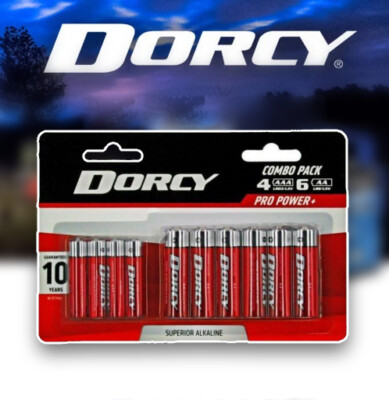 Dorcy 4AAA 6AA Battery Pack | 10 year shelf life and bilingual ...