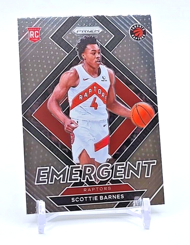 Scottie Barnes ROOKIE CARD "Emergent" 2021-22 Panini Prizm #13 Raptors ...