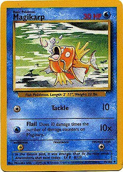 POKEMON BASE SET CARD 35/102 Magikarp | eBay