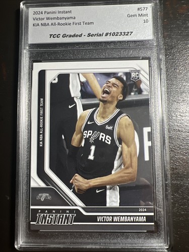 2024 Panini Instant Victor Wembanyama All-Rookie 1st Team TCC Graded ...