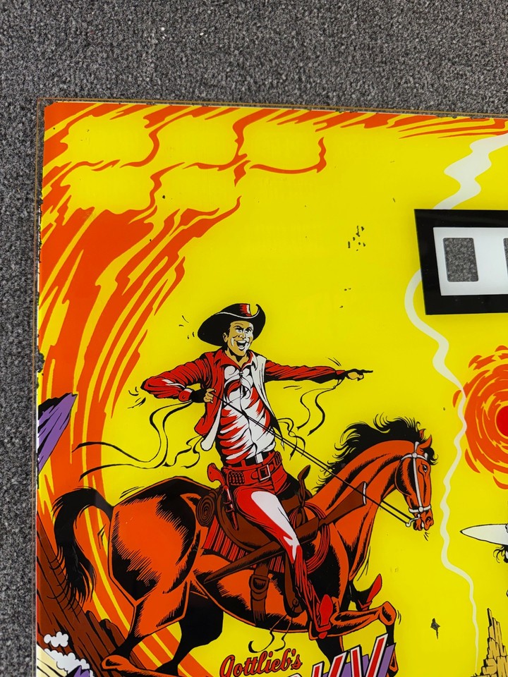 Gottlieb Lucky Strike Pinball Machine Game Backglass ORIGINAL NOS | eBay