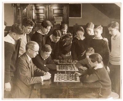 1928 Chess Club Central Junior High School Boston Massachusetts News ...