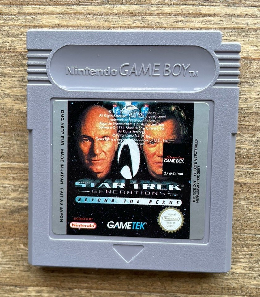 Star Trek Generations Beyond The Nexus Nintendo Gameboy Color Advance ...