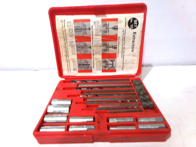 VINTAGE BLUE POINT SNAP ON NO. 1020 SCREW EXTRACTOR REMOVER SET NO. 10 ...
