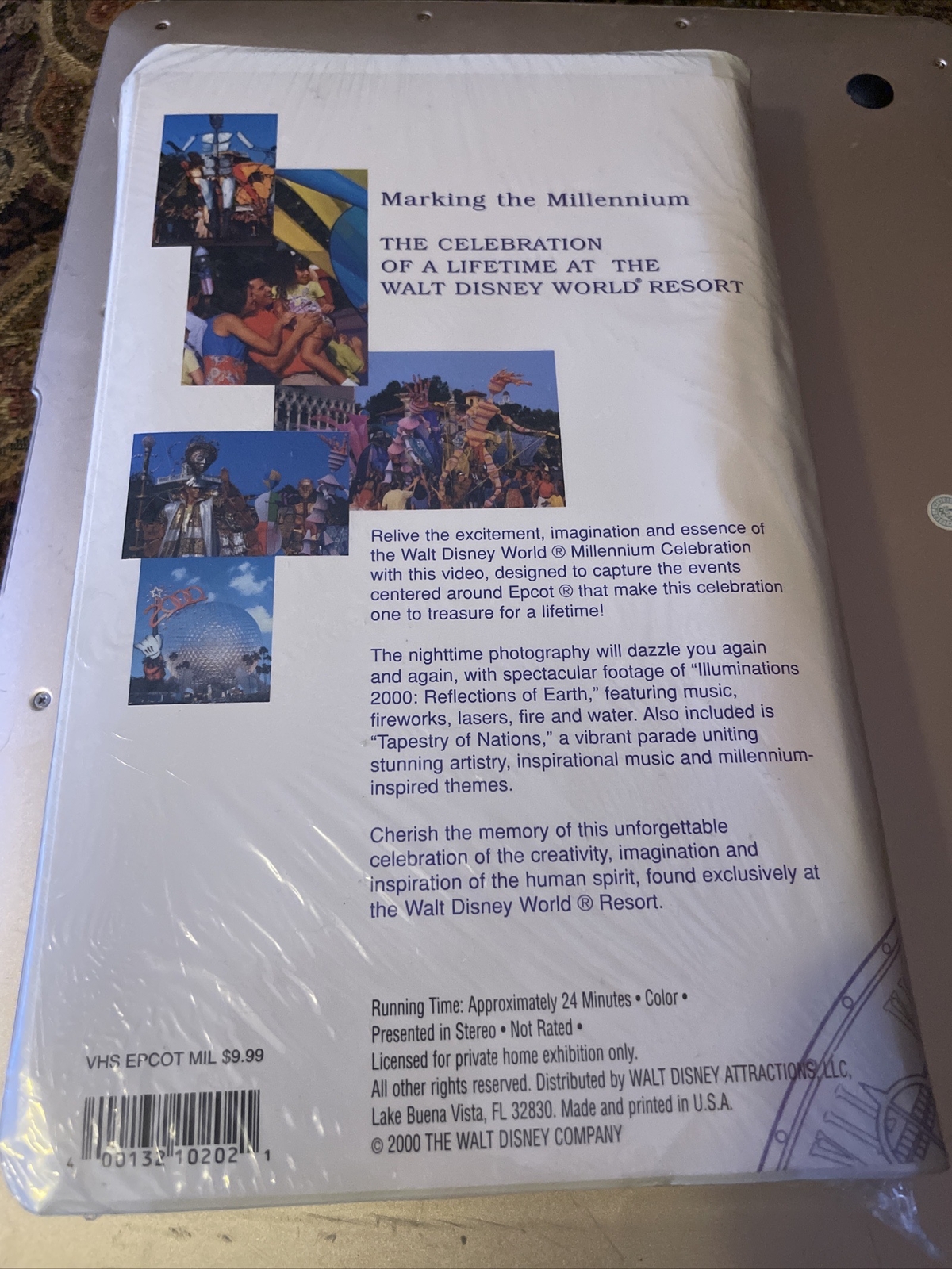 Marking The Millennium Walt Disney World Resort RARE VHS With Cover ...