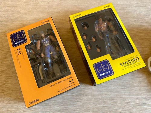 Fist of the North Star Kaiyodo Legacy of Revoltech Kenshiro + Rei SET ...