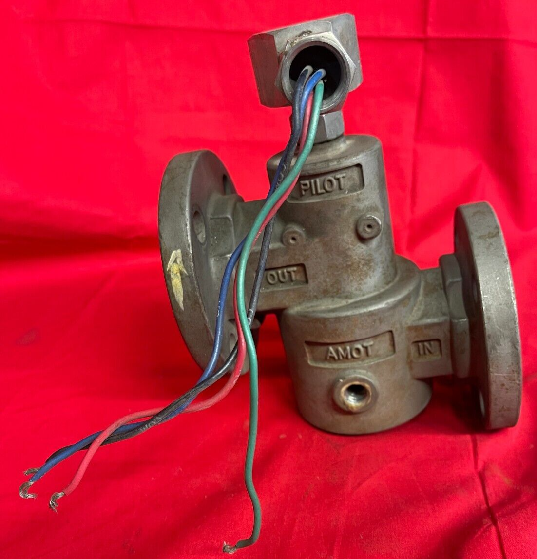 AMOT PRESSURE RELAY VALVE 4418D5J6CG 1-1/2" PORTS 30-150 PSI 28.5 KV ...