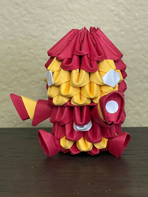 3D Origami Handcraft Paper Folding Small Figurine Iron Man Marvel ...