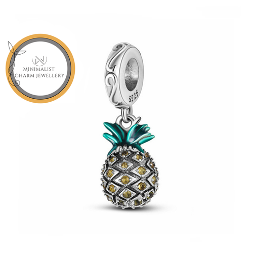 Pineapple Charm. Fruit Charm, Pineapple Pendant Charm, Silver Charm, Women Gift | eBay